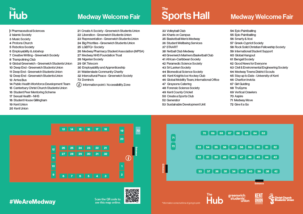 Medway Welcome Fair map
